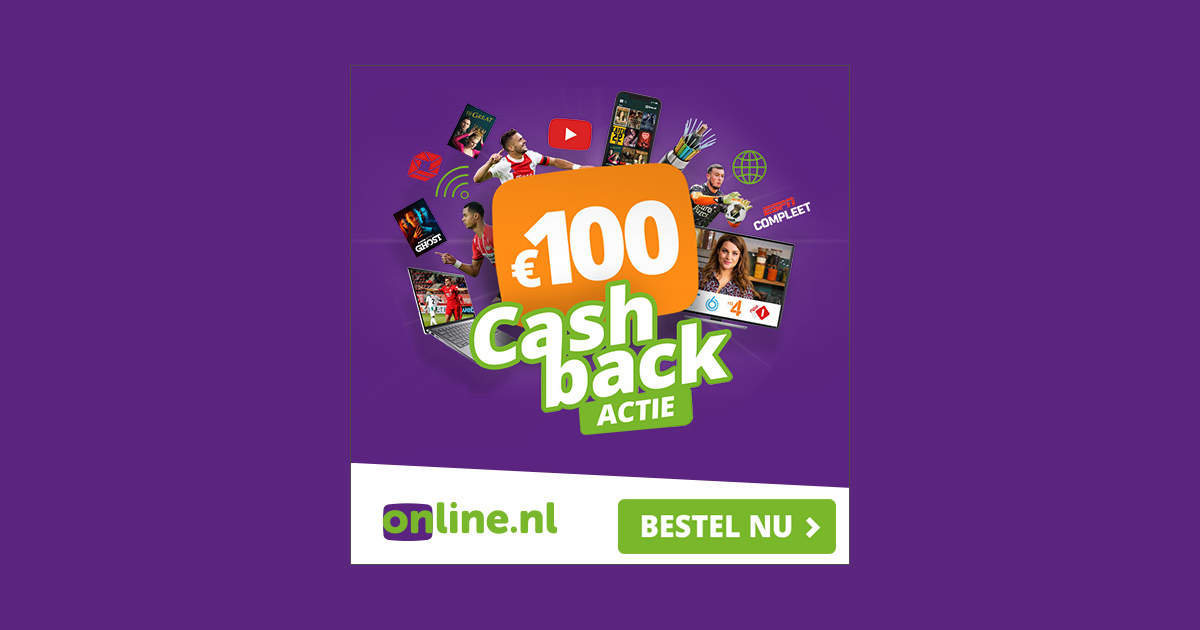 Online.nl 130 euro terug tijdens Cashback Actie » KiesZeker